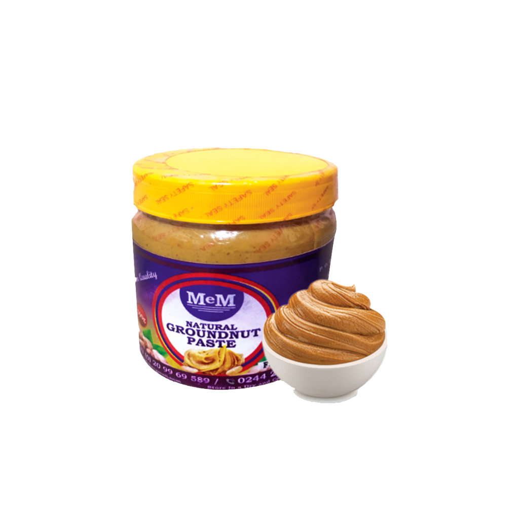 MeM Groundnut Paste(500g) - MeM Foods Ghana